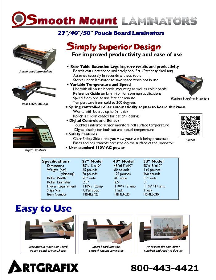 Smooth Mount 40" Laminator